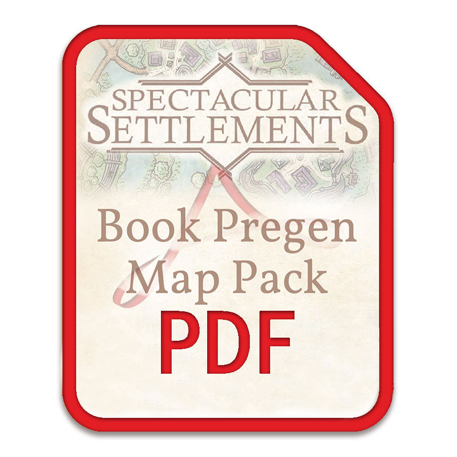 Spectacular Settlements - Book Pregen Map Pack – Nord Games