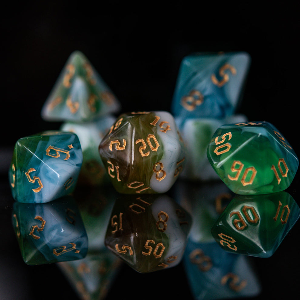 Cleric Class Acrylic Dice Set – Nord Games