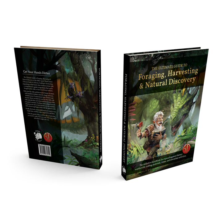Foraging, Harvesting & Natural Discovery Hardcover (5E) – Nord Games