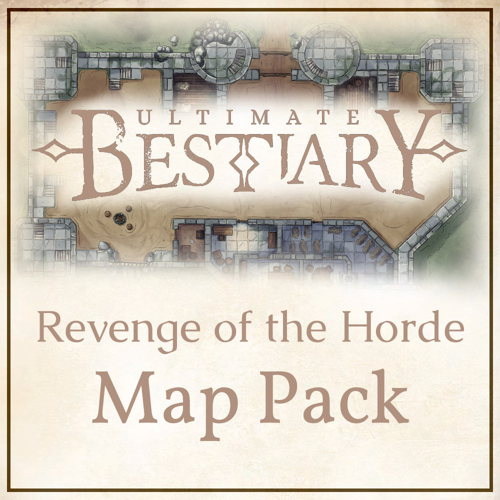 Ultimate Bestiary: Revenge of the Horde - Lair Map Pack – Nord Games