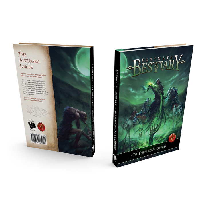 Ultimate Bestiary: The Dreaded Accursed Hardcover (5E) – Nord Games