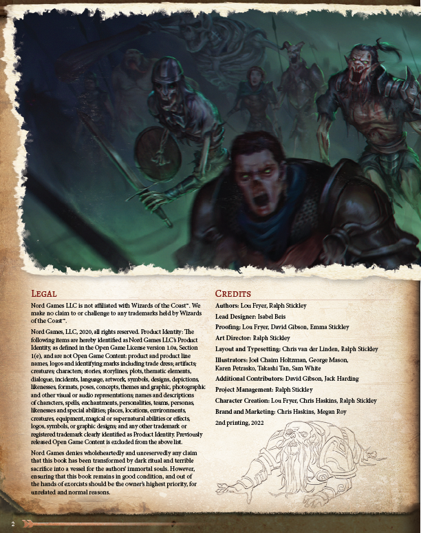 Ultimate Bestiary: The Dreaded Accursed Hardcover (5E) – Nord Games